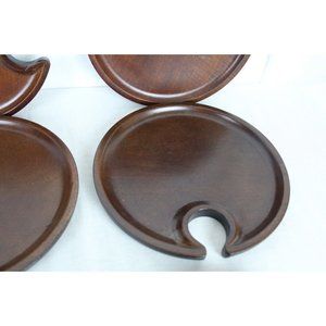 Pottery Barn | Dining | 6 Pottery Barn Mingling Plates Solid Wood ...